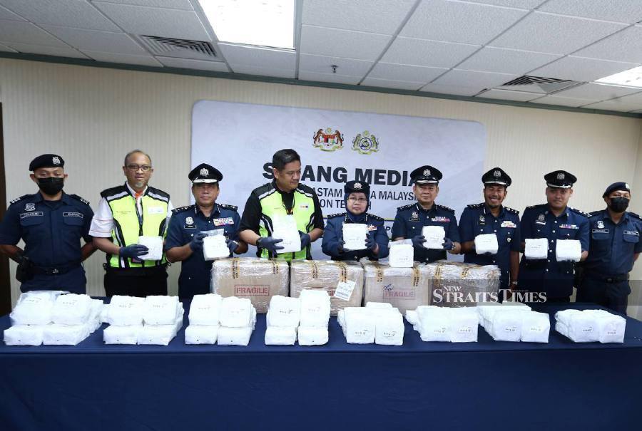 Customs discovered RM2.6 million in drugs in cartons disguised as ...